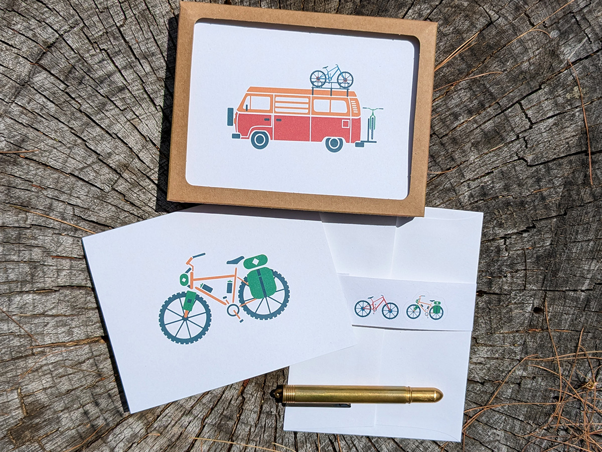 Bicicleta | Bike Adventure | Assorted Greeting Card Set